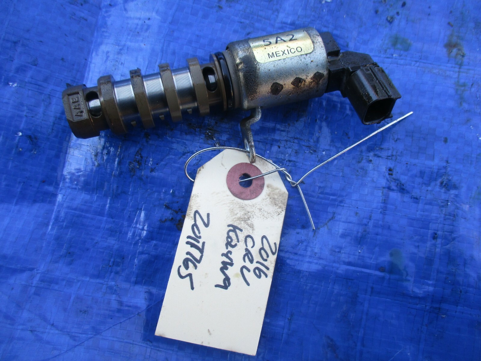 2016 Honda CRV K24W9 variable timing control sensor VTC engine motor ...