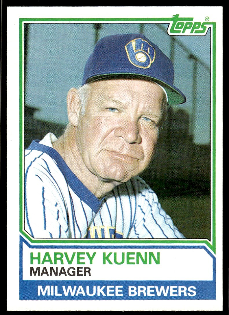 1983 Topps Harvey Kuenn Milwaukee Brewers #726 | eBay