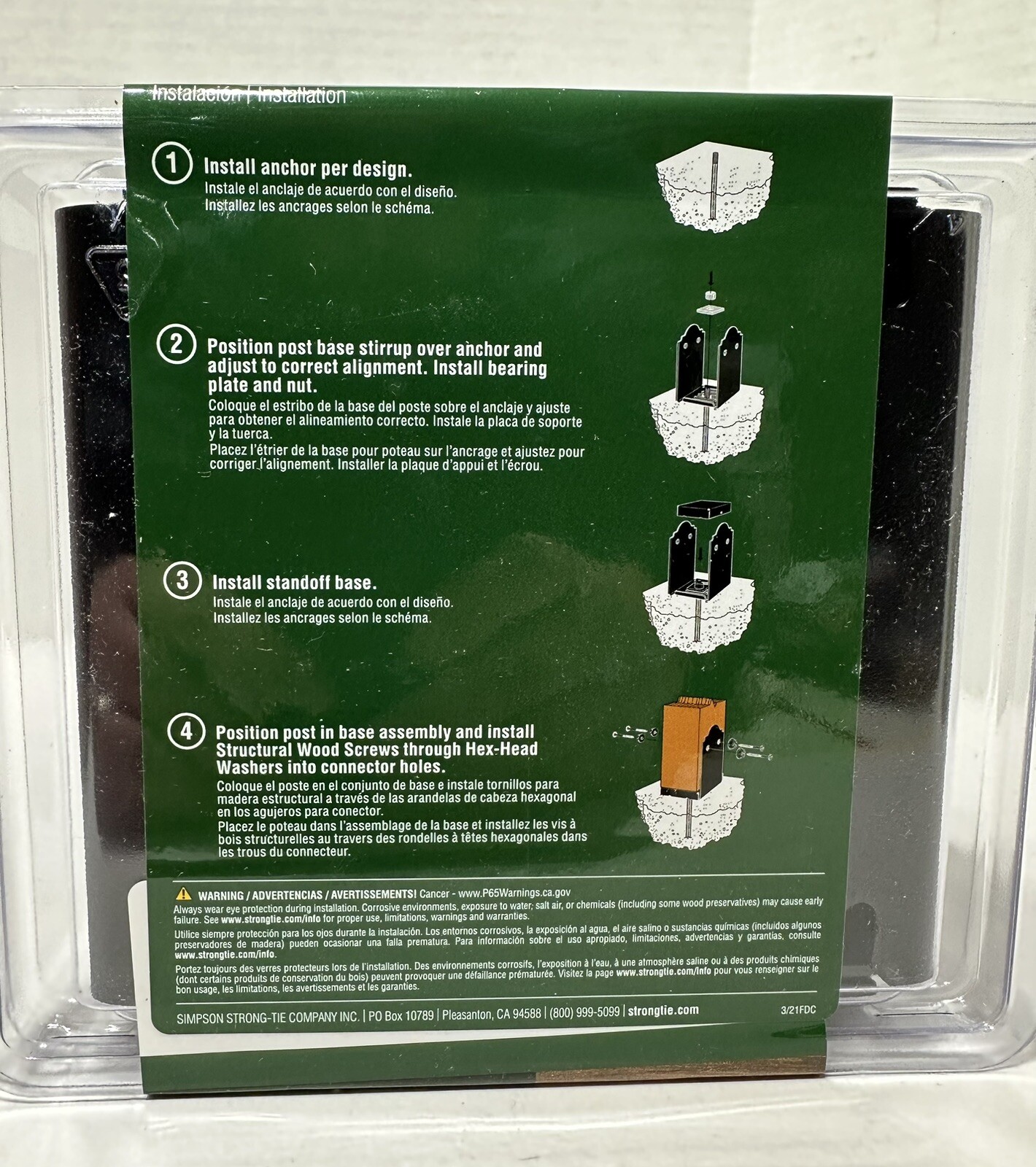 Simpson Strong-Tie APB66 Post Base - 6x6 Nominal Lumber Powder-Coated ...