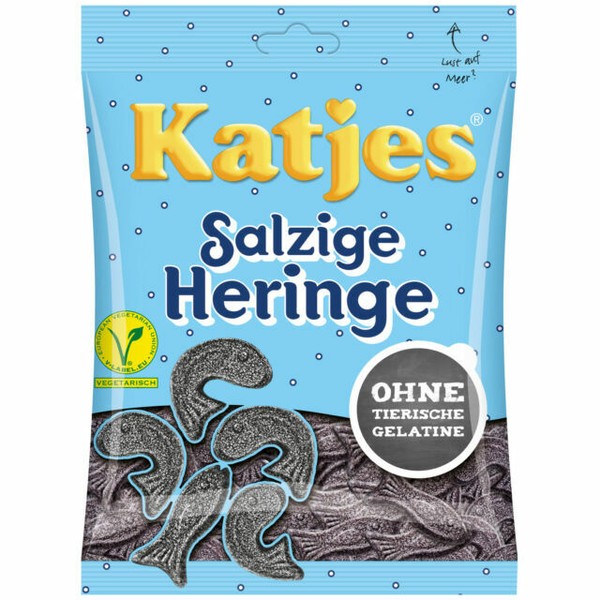 Katjes Salzige Heringe Salty Hering / Fish 200g for sale online | eBay