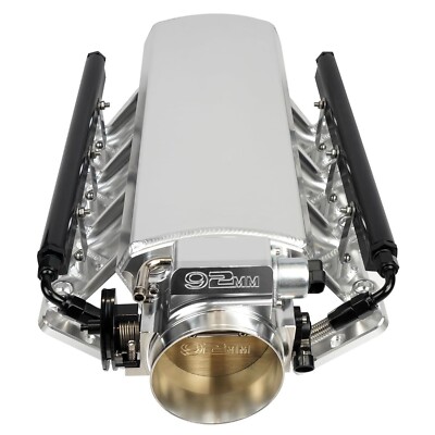 GM LS Intake Manifold 92mm Throttle Body Drive by Cable DBC LS1 LS2 Fab ...