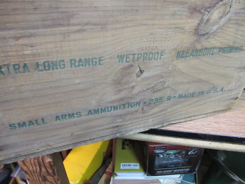 REMINGTON 12 ga. shotgun shells 2 3/4" EMPTY Wooden Box SHIPPING RIFLED ...