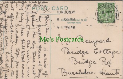 Genealogy Postcard - Renyard? - Bridge Cottage, Bridge Road, Bursledon ...