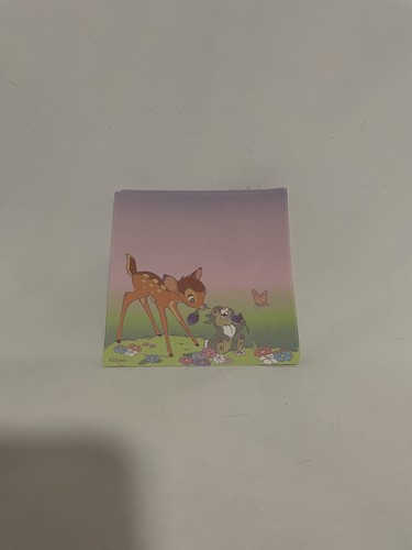 Disney Bambi Lot of Memo Paper Stationary Standard Sticky Note size Lot ...