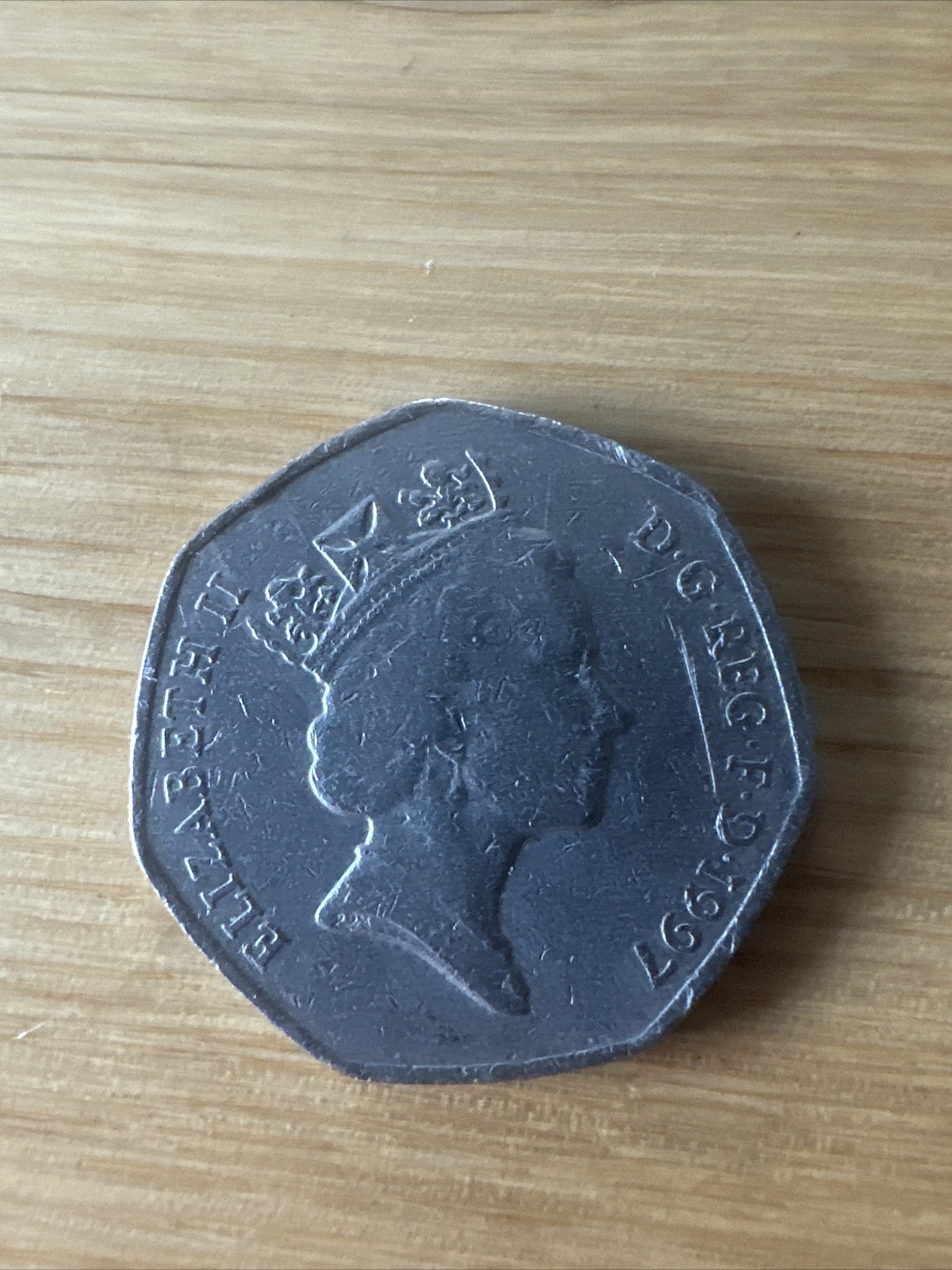 UK 50 pence shield of britania, year 1997 RARE COLLECTABLE OLD | eBay UK