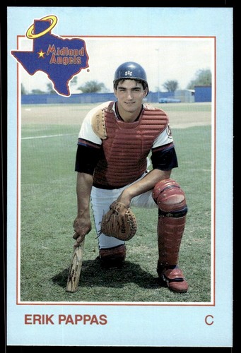1988 Grand Slam Baseball Card Erik Pappas A Midland Angels #14 | eBay