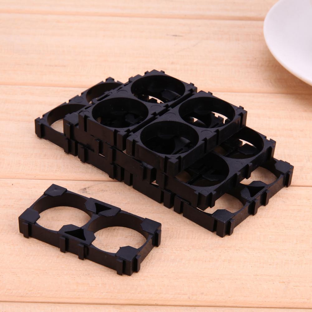 10Pcs 26650 2x Lithium Battery Triple Holder Bracket For Diy Battery ...