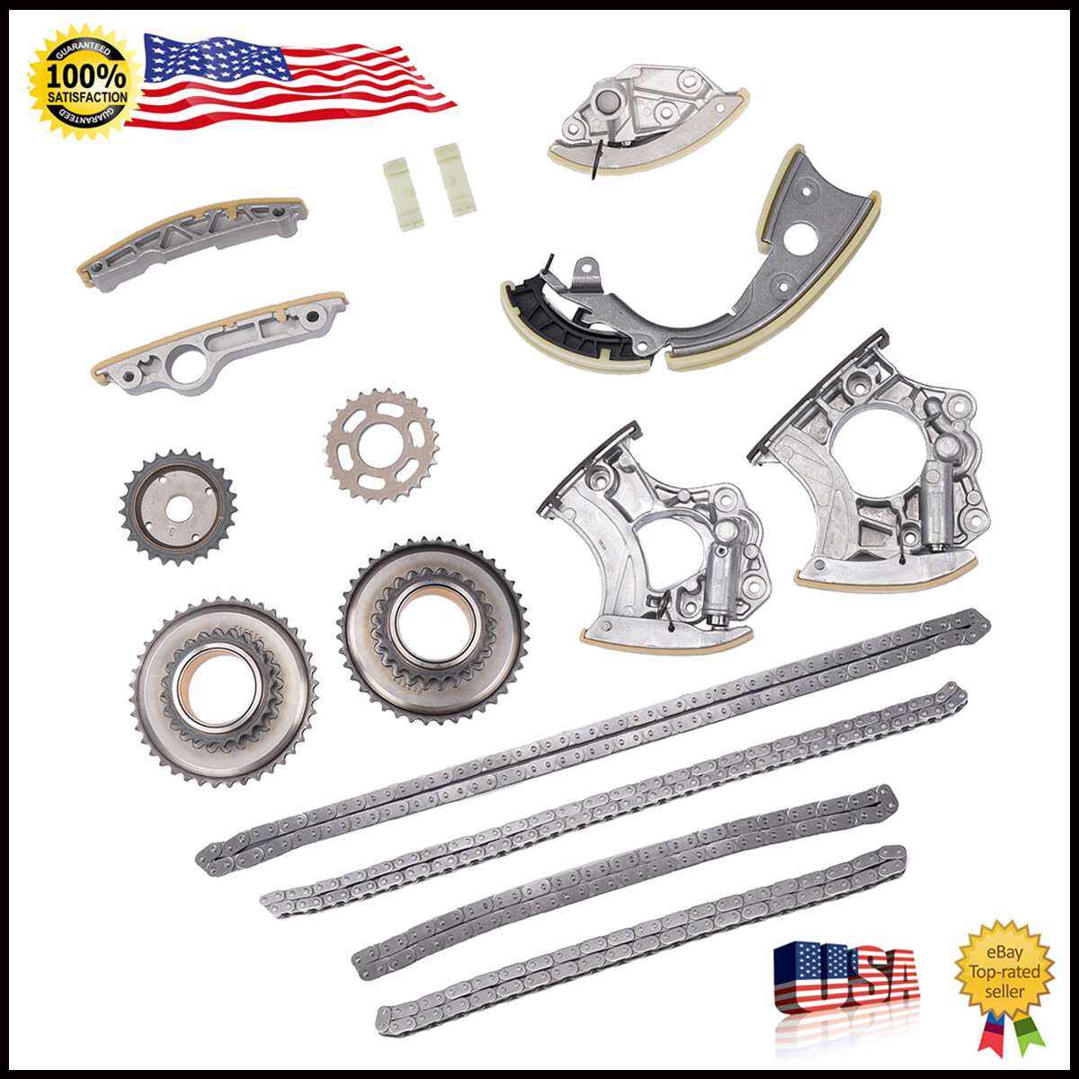Engine Timing Chain Kit for Audi A4 A6 VW Touareg Porsche 3.0T CYJA ...