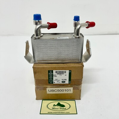 LAND ROVER TRANSMISSION OIL COOLER DIESEL RANGE SPORT LR4 UBC500101 OEM ...