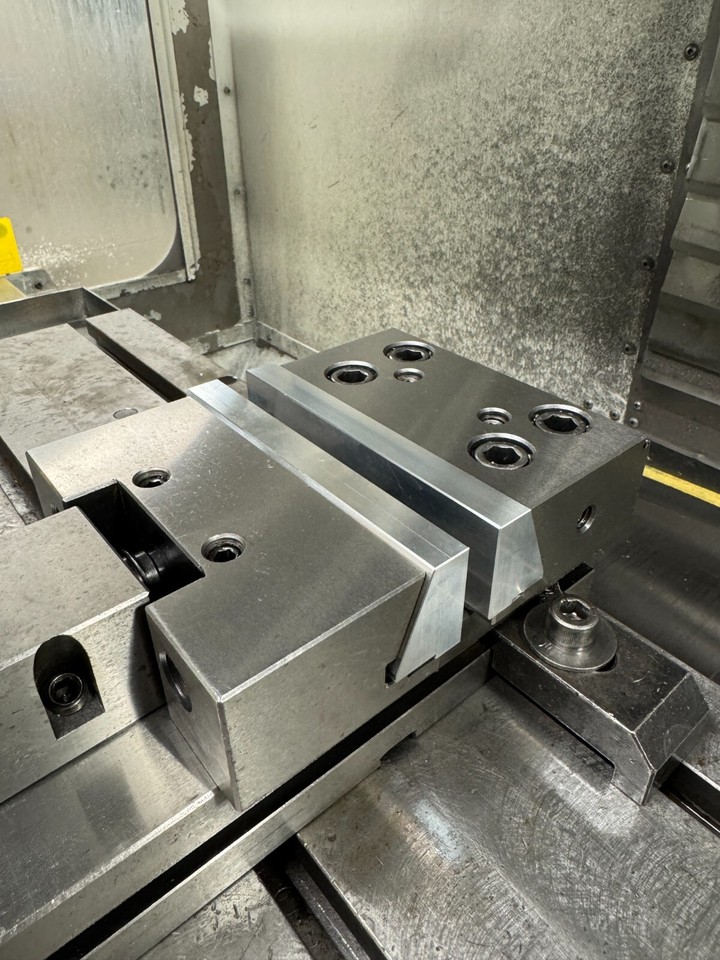 Machinable Aluminum Soft Jaws 150mm x 40mmx 15mm with inserts GS ...