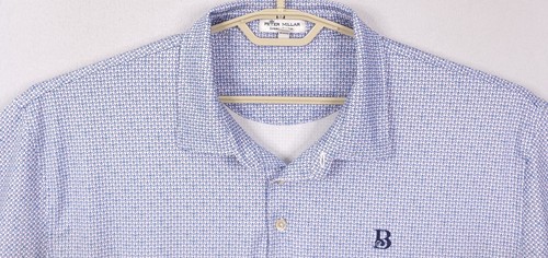 Peter Millar Shirt Mens 2XL Polo Summer Comfort Geometric Duke Golf ...