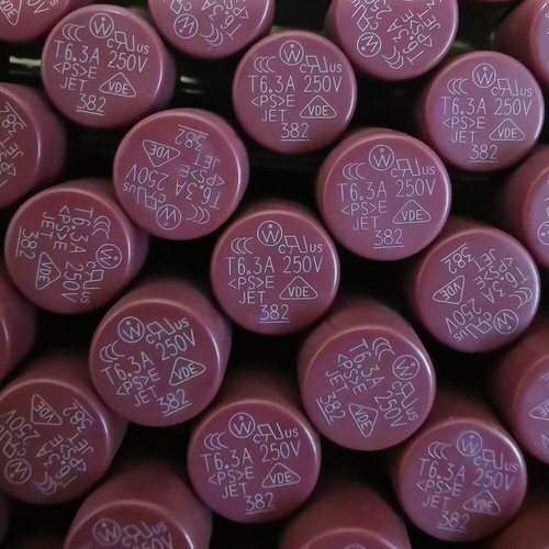 5pcs T6.3A 250V Round Fuse 6.3A TR5 TE5 Miniature Slow Blow Micro Sub ...