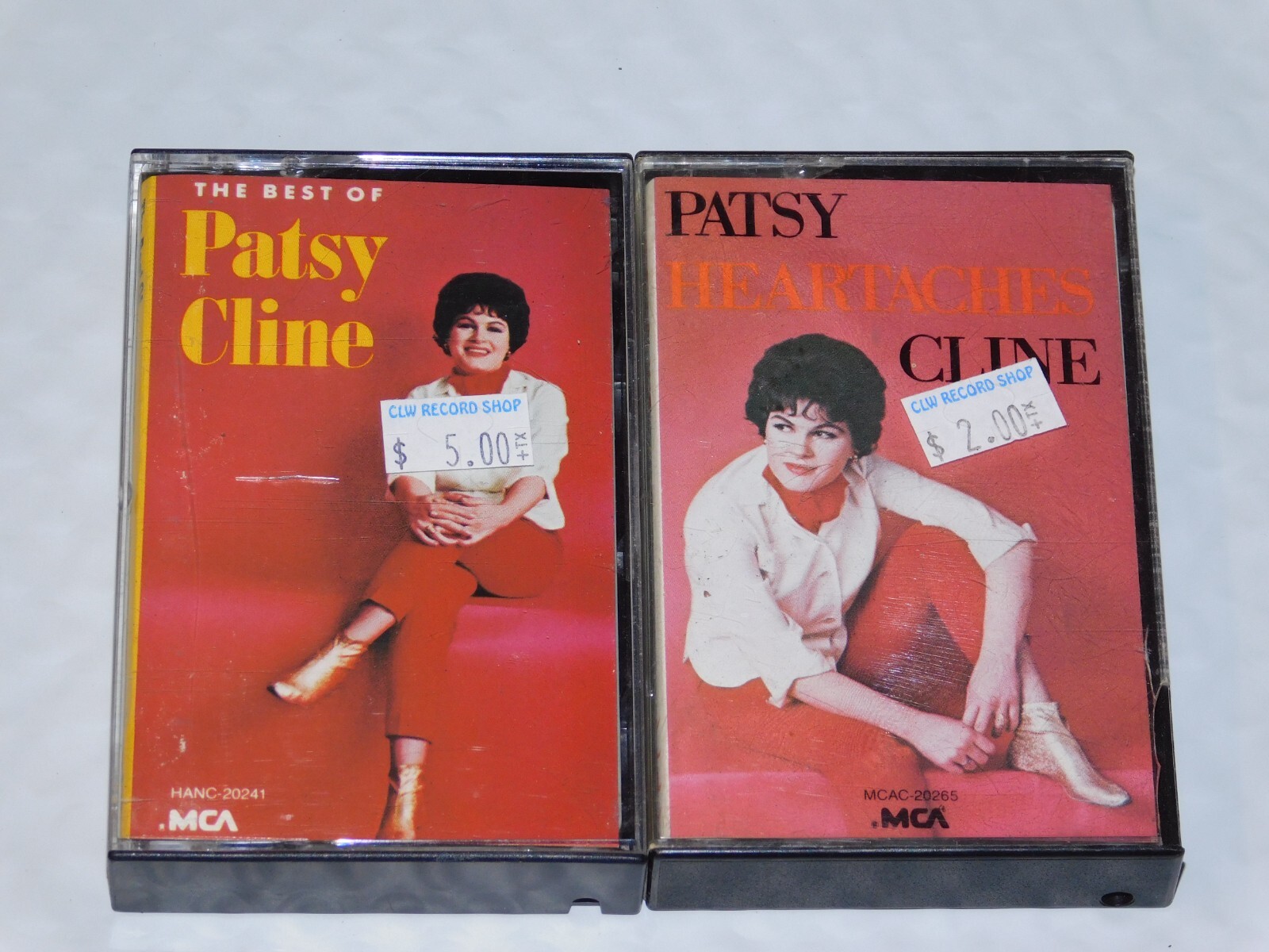Lot of 2 Patsy Cline Cassette Tape The Best Of & Heartaches | eBay