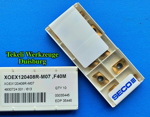 SECO 10 XOEX 120408r-m07 F40m Inserts for Mills for sale online | eBay