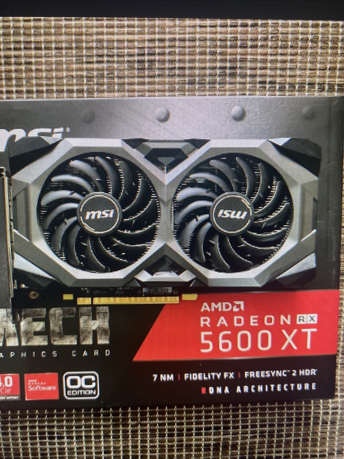 MSI Radeon RX 5600 XT (GDDR6) Graphics Card (RX 5600 XT MECH OC BV) for ...