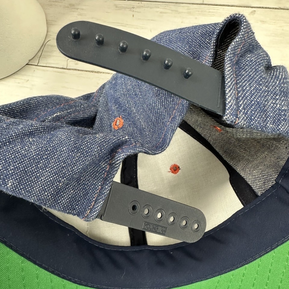 VTG CAT Diesel Power YA brand Farm Denim Snapback Hat Baseball Cap ...