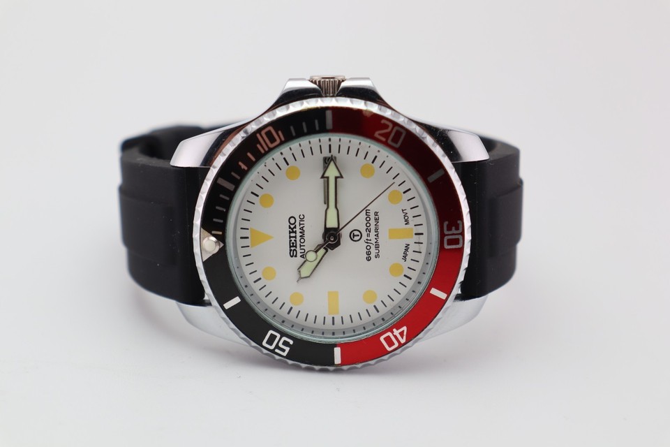 Vintage Seiko Divers Automatic 6309A Rotating Bezel D/D Japan Made Men ...
