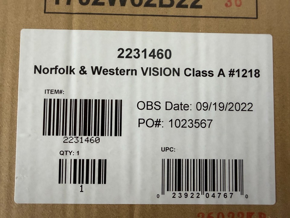 Lionel VISION LINE Norfolk & Western Class A #1218 - 2231460 | eBay