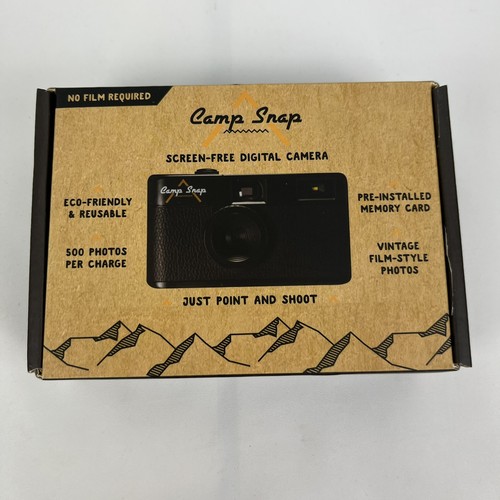 Camp Snap Screen-Free Digital Camera Stealth Black Model 103B | eBay