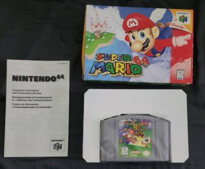 Super Mario 64 With Nice Box And Game In Excellent Condition N64 ...