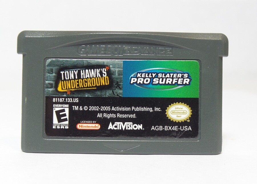 Tony Hawks Underground/Kelly Slaters Pro Surfer for GBA (AGB-BX4E-USA ...