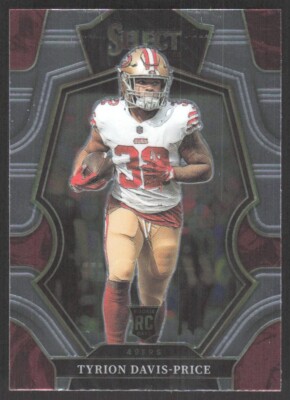 2022 Select Premier Level Tyrion Davis-Price Rookie San Francisco 49ers ...