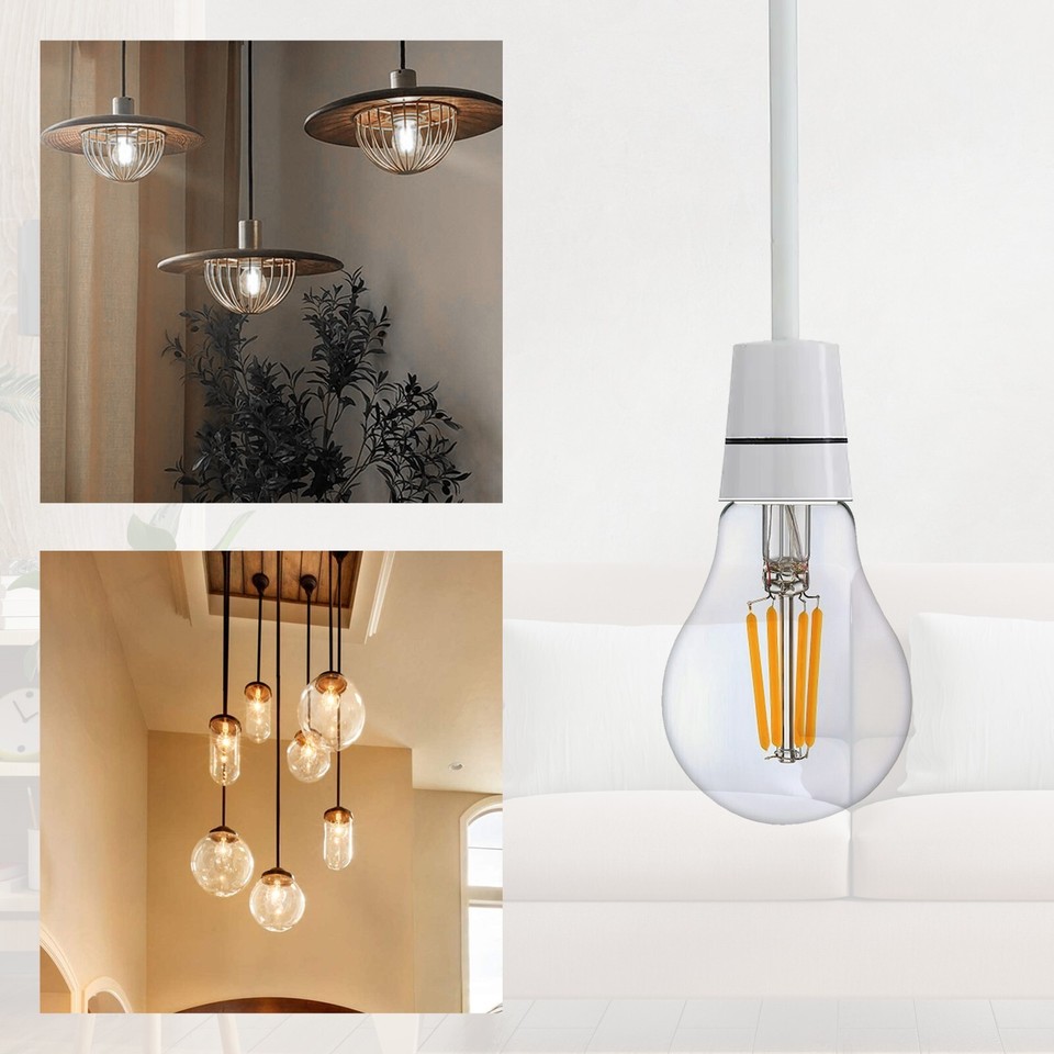 Antique Style Edison Vintage LED Light Bulbs A+Industrial Filament Lamp ...