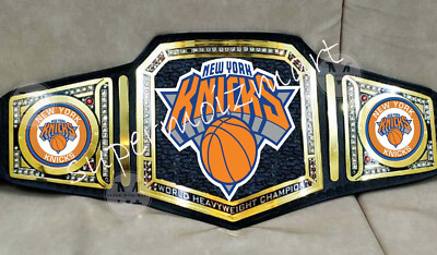 New York Knicks NBA Championship Belt Basketball Replica Belt 2mm Brass ...