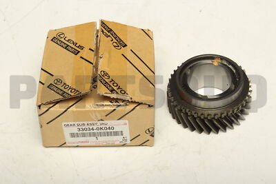 330340K040 Genuine Toyota GEAR, 3RD 33034-0K040 | eBay