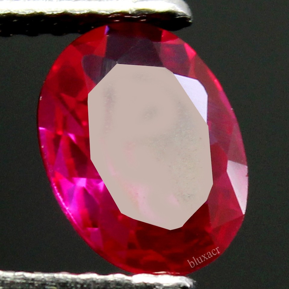 Certified Natural Tanzania Pigeon Blood Red Ruby 6x4 MM Oval Cut AAA+ ...