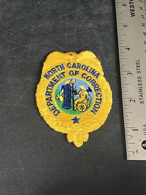 Vintage / Obsolete Police Corrections Department Patch North Carolina | eBay