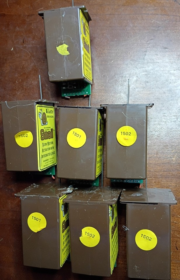 7-Model Railroad Circuitron 800-6200 Smail Switch Machines DCC Equipped ...