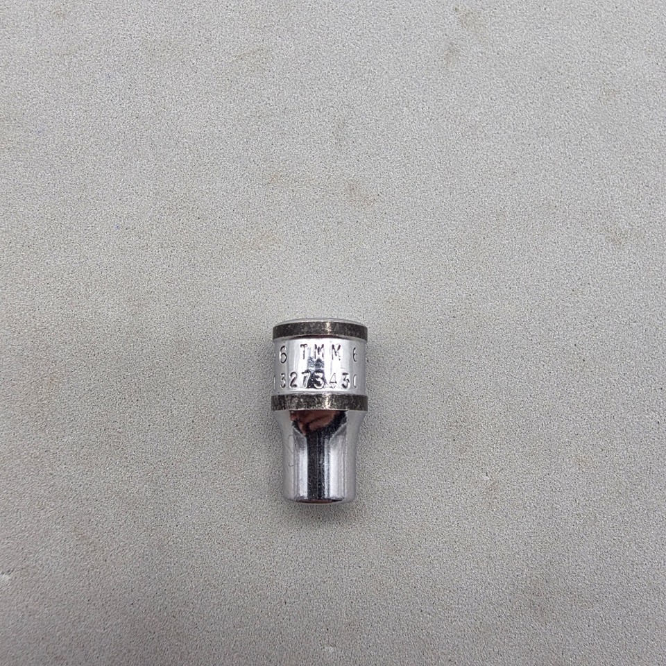 Snap On Tools TMM6 6mm Metric Flank Drive Shallow Socket 1/4" Drive 6 Point USA | eBay