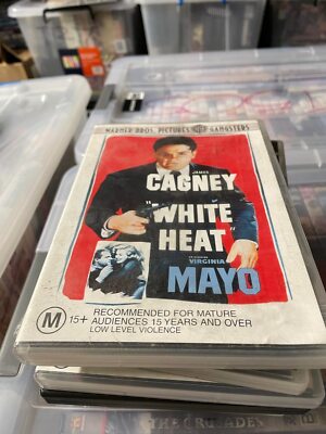 White Heat (DVD, 1949) vgc James Cagney, Virginia Mayo Region 4 t134 ...