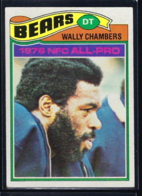 1977 Topps Football #20 - WALLY CHAMBERS - NFC All Pro - Chicago Bears ...