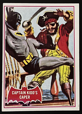 1966 BATMAN Trading Card #32A - "Captain Kidd's Caper" | eBay