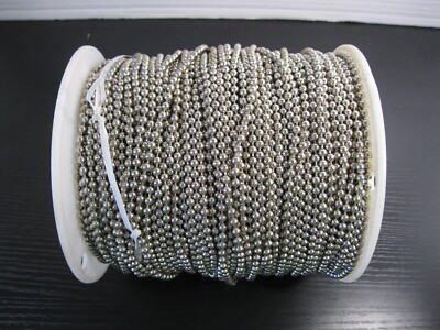 Stainless Steel Bead Chain Spool Of 100' | eBay