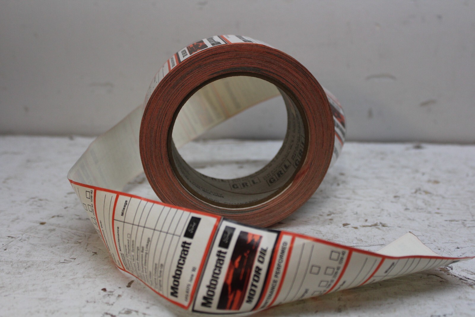 214 Original Vintage NOS FORD MOTORCRAFT MOTOR OIL Door Jamb Stickers ...