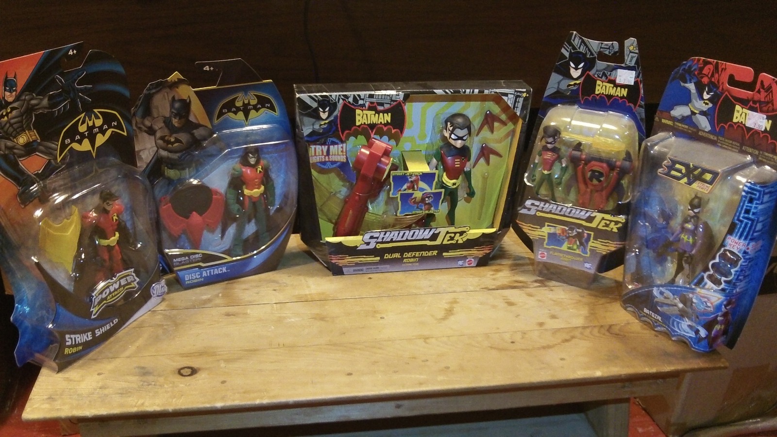 Robin Mattel Shadow-Tek Duel Defender Flamethrowing lot NEW | eBay