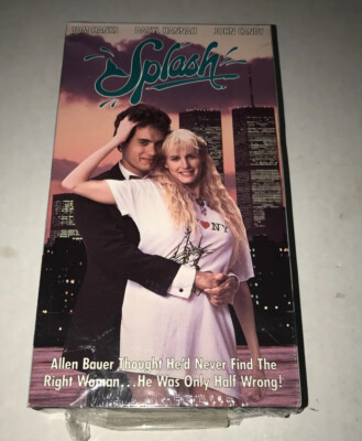 SPLASH VHS 1984 SEALED VIDEO MOVIE TAPE TOM HANKS PROOF OF PURCHASE ...