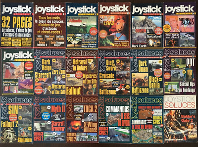 Joystick magazine supplements soluces lot x18 | eBay