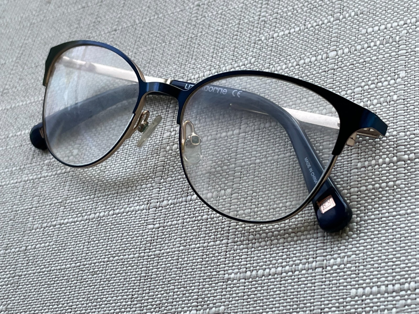 Liz Claiborne Women Eyeglasses Frame Navy Blue Glasses L445 E8W Glasses ...