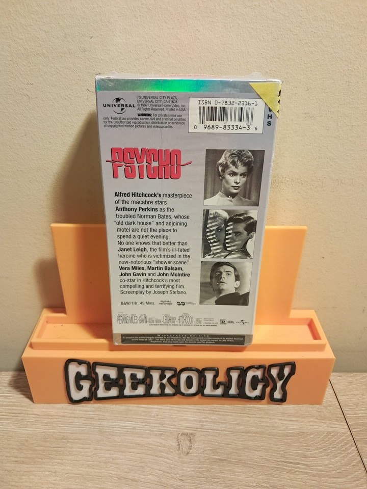 Psycho VHS (1997 Universal Home Video) Widescreen Edition - NEW SEALED 96898333436| eBay