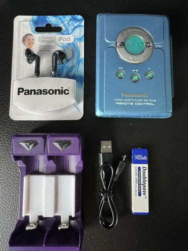 Panasonic RQ-SX46 Blue Walkman Personal Cassette Player | eBay UK