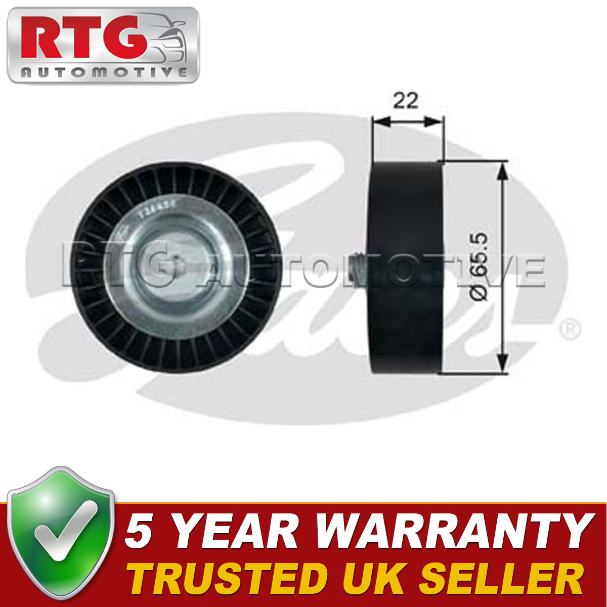 Deflection Guide Pulley Fits Kia Hyundai #1 252872A010 252882A600 ...