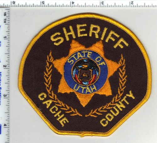 Cache County Sheriff (Utah) 2nd Issue Shoulder Patch | eBay