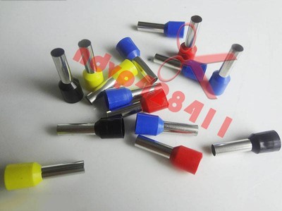 NEW 100pcs E25-16 4 AWG 25mm² Insulated Cord End Terminal Wire Ferrules ...