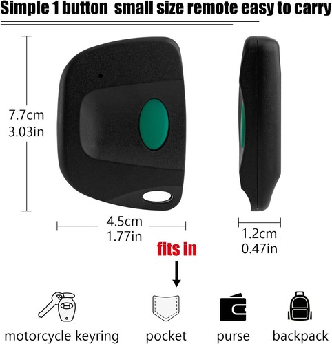 2-4Pack 10 Dip For Stanley 310MHz Garage Door Opener Remote Control ...