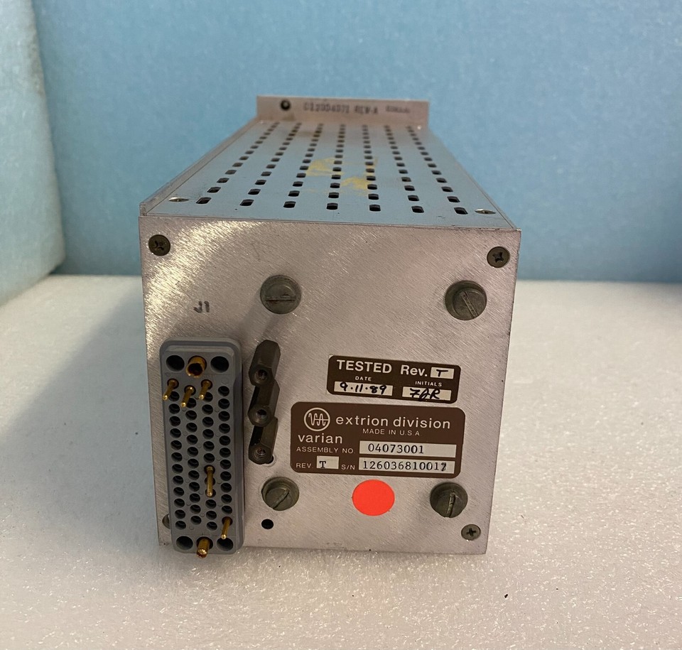 Varian Accel/Decel Power Control for CF3000. Assy No: 04073001 | eBay