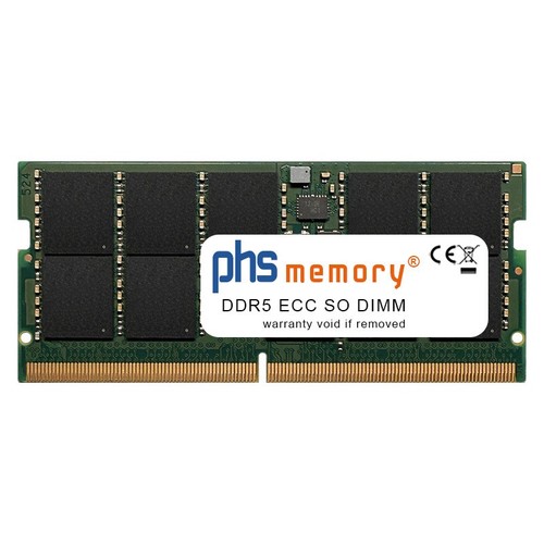 16GB RAM DDR5 SO DIMM ECC 5600MHz PC5-44800E 262 Pin SO DIMM 1,1 Volt ...